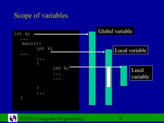 Computer Programming- Lecture 7 | PPT
