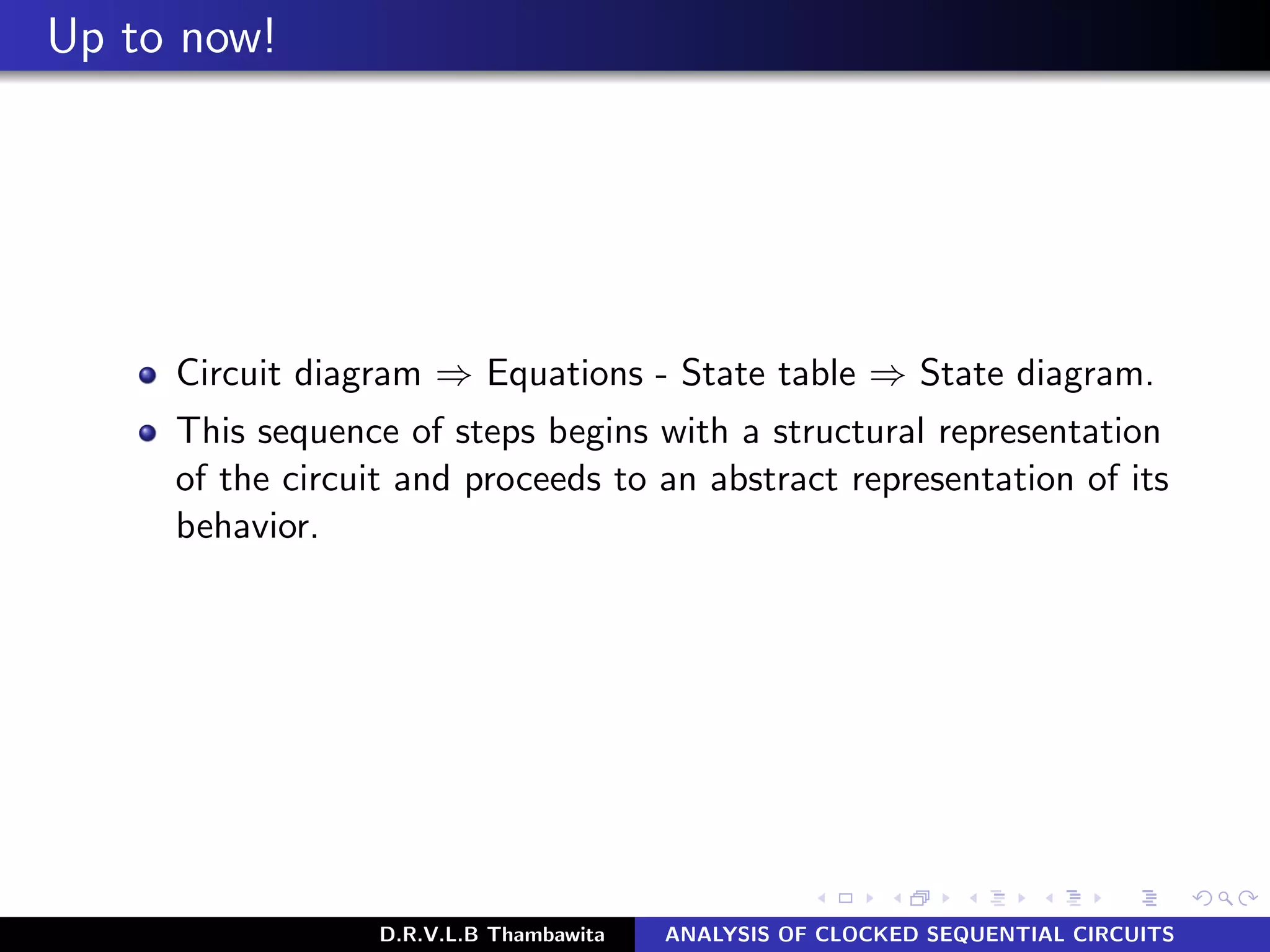 Lec 07 - ANALYSIS OF CLOCKED SEQUENTIAL CIRCUITS | PDF