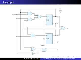 Lec 07 - ANALYSIS OF CLOCKED SEQUENTIAL CIRCUITS | PDF