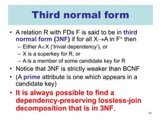 normalization in database management system | PPT