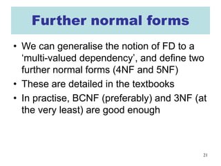 normalization in database management system | PPT
