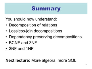 normalization in database management system | PPT