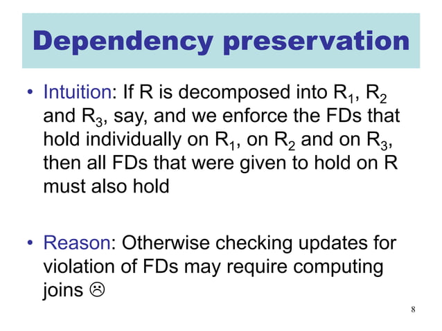 Normalization In Database Management System Ppt