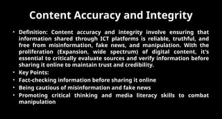 Ethical considerations in use of ICT platforms and tools | PPTX