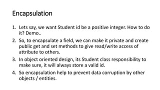 Lec07 data hiding and encapsulation | PPT