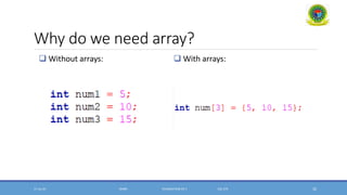 Understanding loops and array in programming | PDF