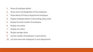 Lec 07 SQL - 1.pptx | Databases | Computer Software and Applications