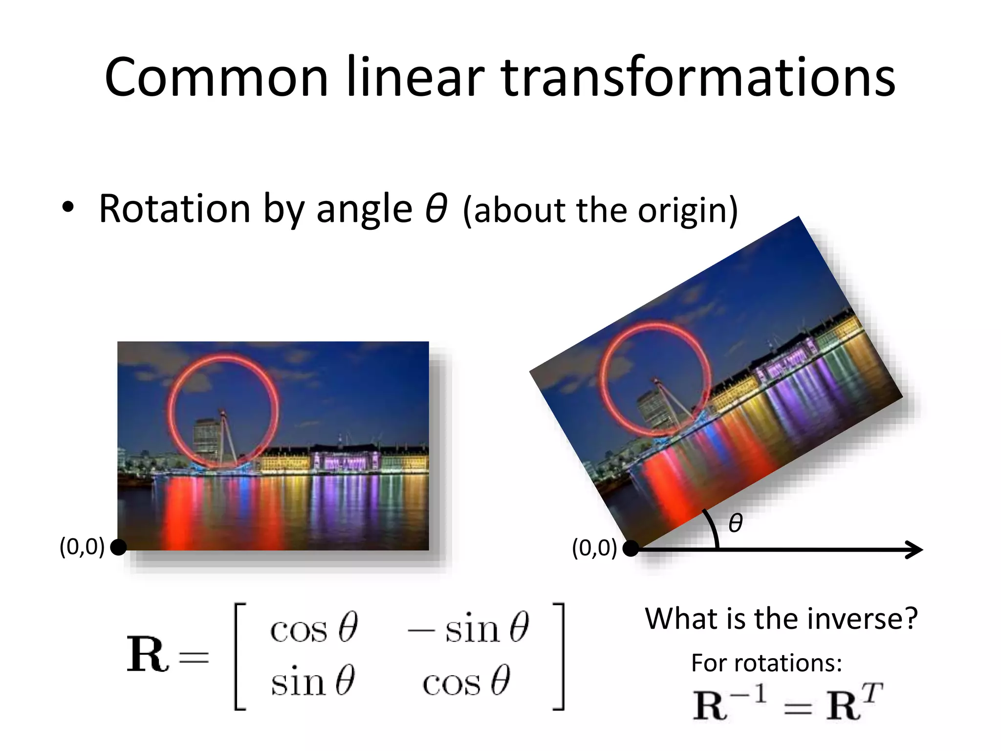 Computer Vision Transformations Pptx 3 D Graphics Computer