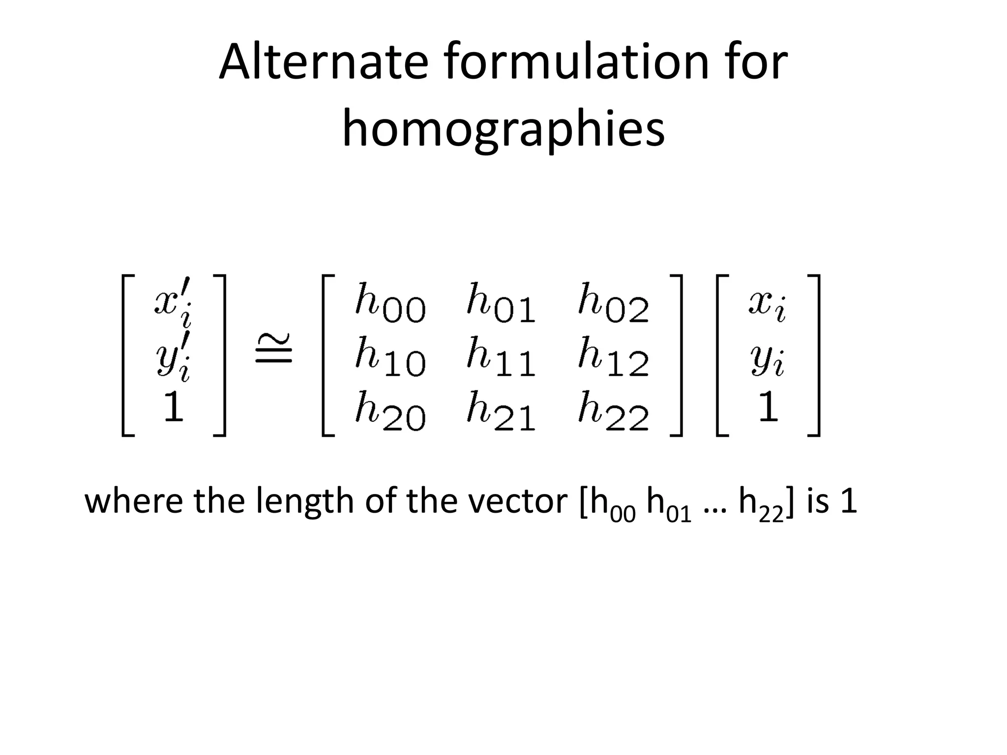 Computer Vision transformations | PPTX