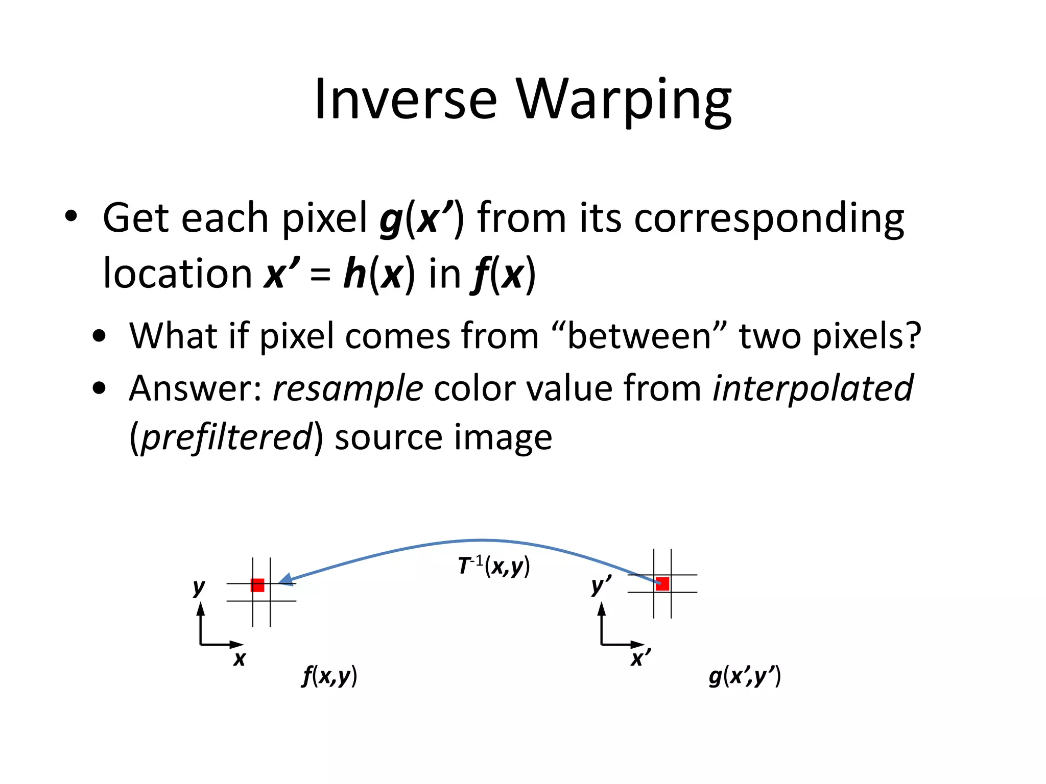 Computer Vision transformations | PPTX