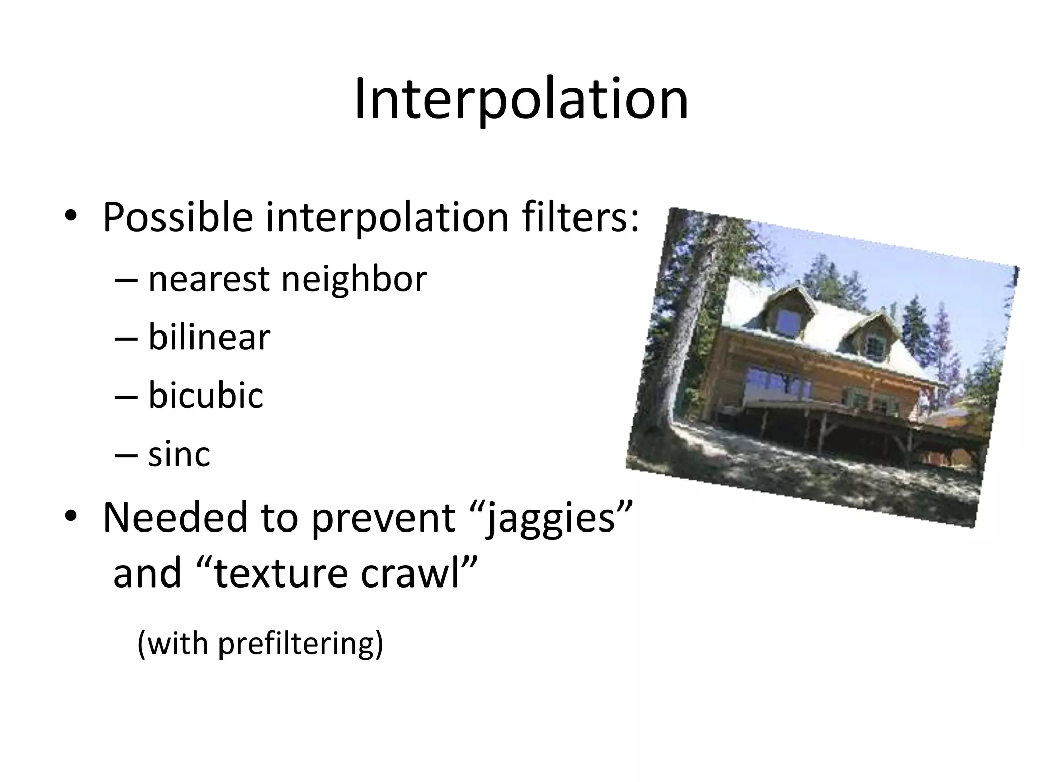 Computer Vision transformations | PPTX