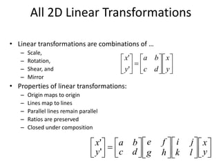 Computer Vision transformations | PPTX