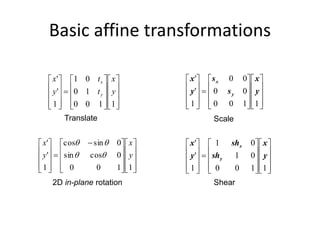Computer Vision transformations | PPTX