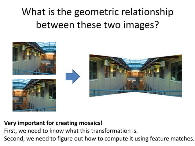 Computer Vision transformations | PPTX | 3-D Graphics | Computer ...