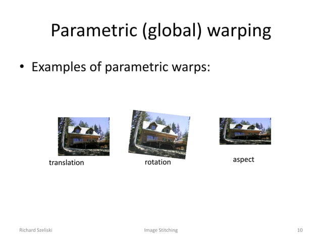 Computer Vision transformations | PPTX | 3-D Graphics | Computer ...