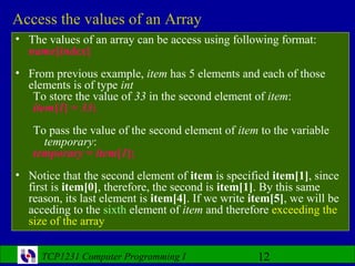 Computer Programming- Lecture 8 | PPT