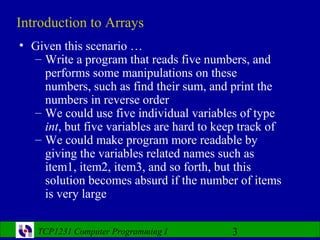 Computer Programming- Lecture 8 | PPT