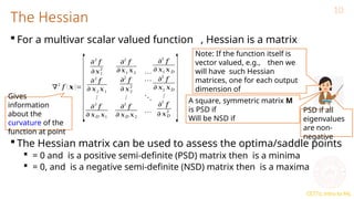 Introduction & Optimization for Machine Learning | PPTX