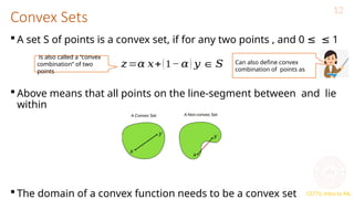 Introduction & Optimization for Machine Learning | PPTX