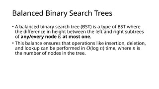 Lec 08 - Balanced BSTs and AVL Tree.pptx