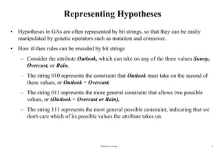 Genetic Algorithm in machine Learning by tom mitchel | PDF