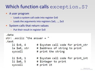 How to add system calls to OS/161 | PPTX