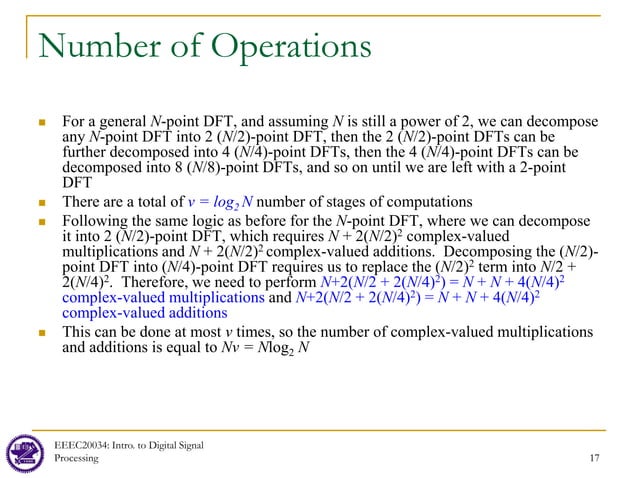 Lec08 Computation Of Dft Pdf