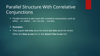 Parallel Sentence Structure in english course.pptx
