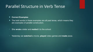 Parallel Sentence Structure in english course.pptx
