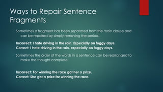 Parallel Sentence Structure in english course.pptx