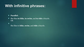 Parallel Sentence Structure in english course.pptx