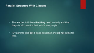 Parallel Sentence Structure in english course.pptx