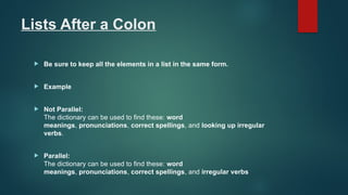 Parallel Sentence Structure in english course.pptx