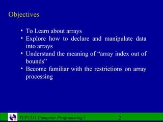 Computer Programming- Lecture 9 | PPT