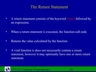 Computer Programming- Lecture 9 | PPT