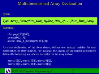 Computer Programming- Lecture 9 | PPT