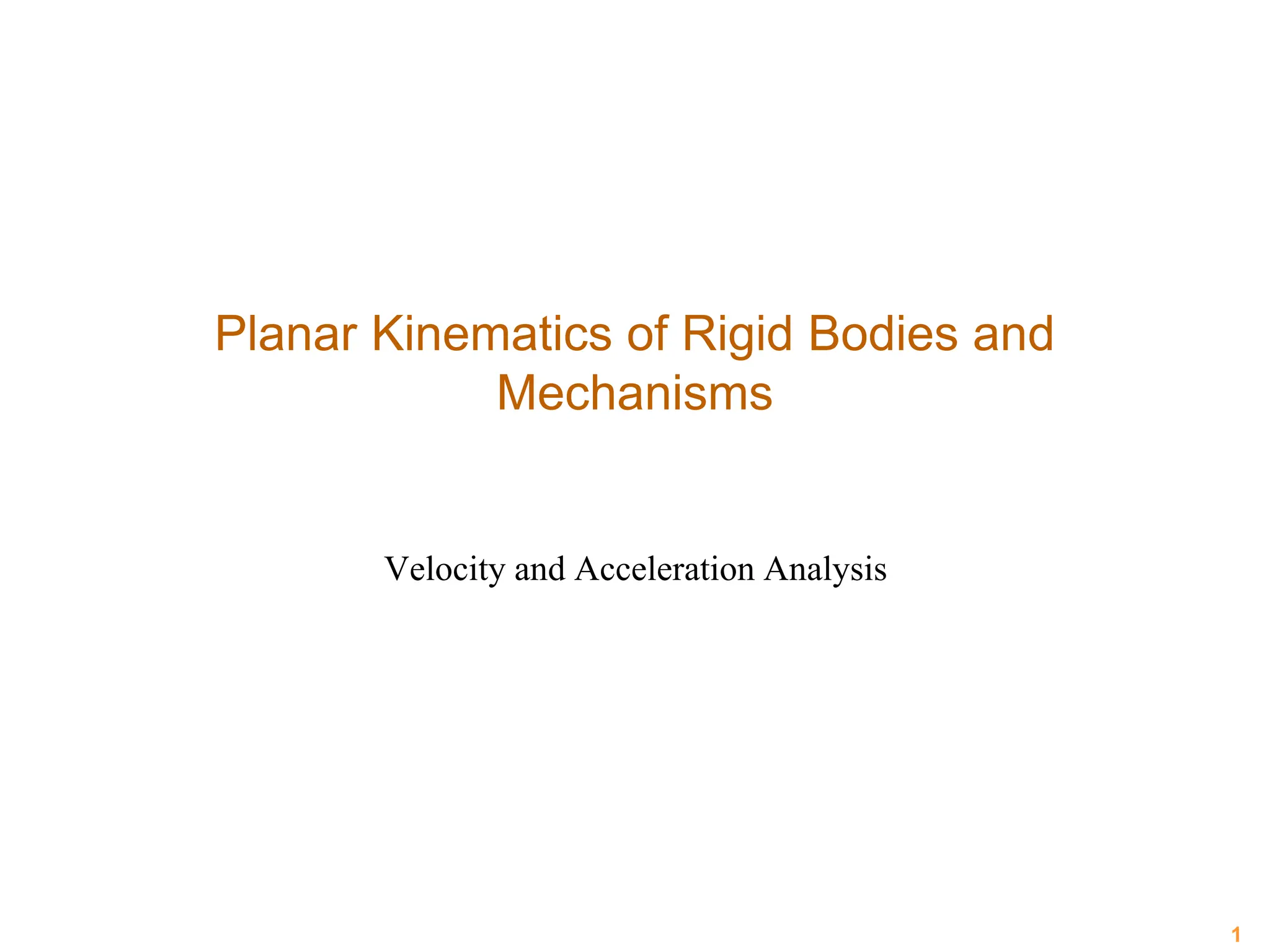 lec09_part1.pptx PLANAR KINEMATICS OF RIGID BODIES | PPTX