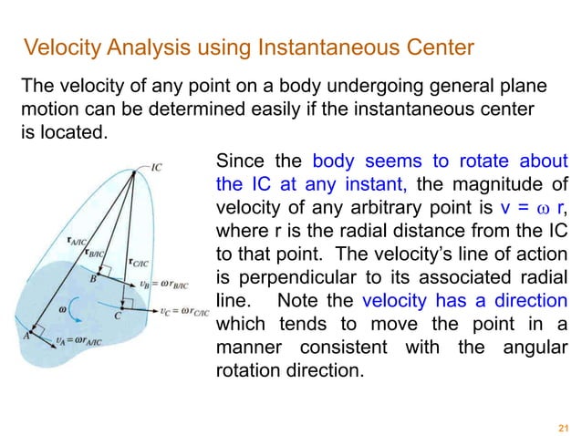 Lec09 Part1 Pptx Planar Kinematics Of Rigid Bodies Ppt