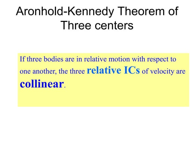 lec09_part2.pptx INSTANTANEOUS CENTER METHOD | PPTX