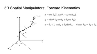 Kinematics of serial manipulator using geometric methods | PPT