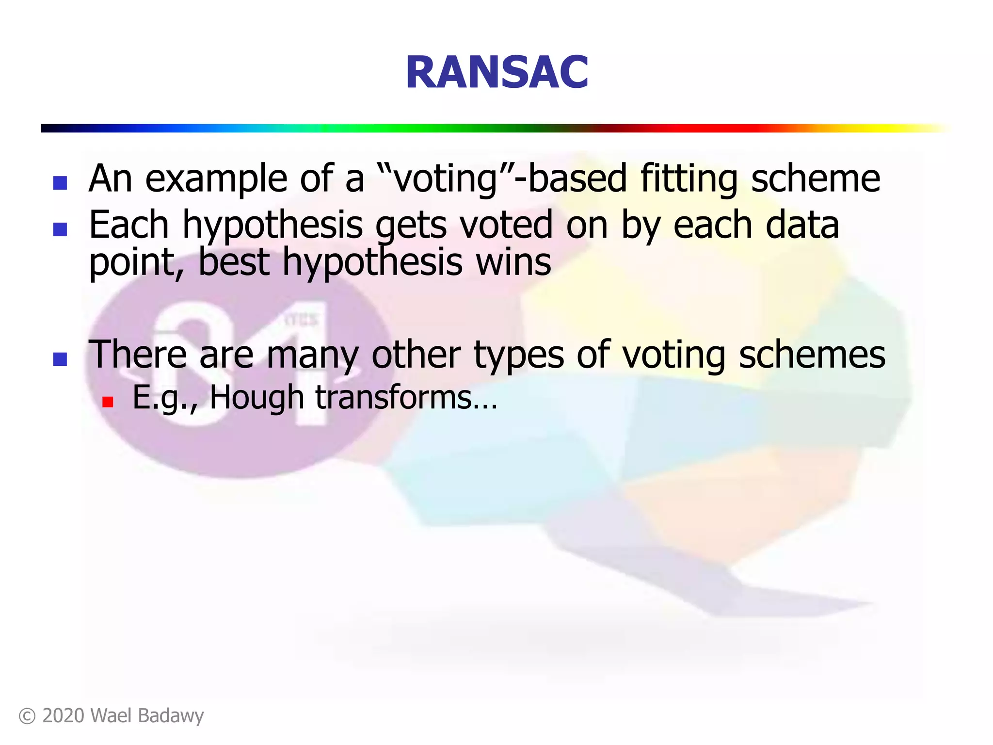 Computer Vision RANSAC | PPTX