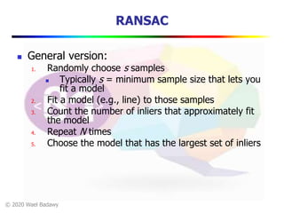 Computer Vision RANSAC | PPTX