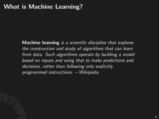 MLPI Lecture 0: Overview | PPT