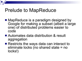 Introduction & Parellelization on large scale clusters | PPT