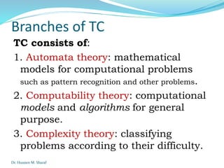 Theory of computation Lec1 | PPTX