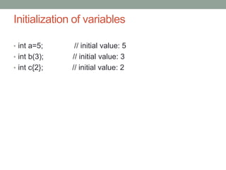 Introduction to C++ | PPTX