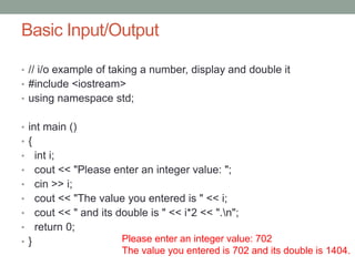 Introduction to C++ | PPTX