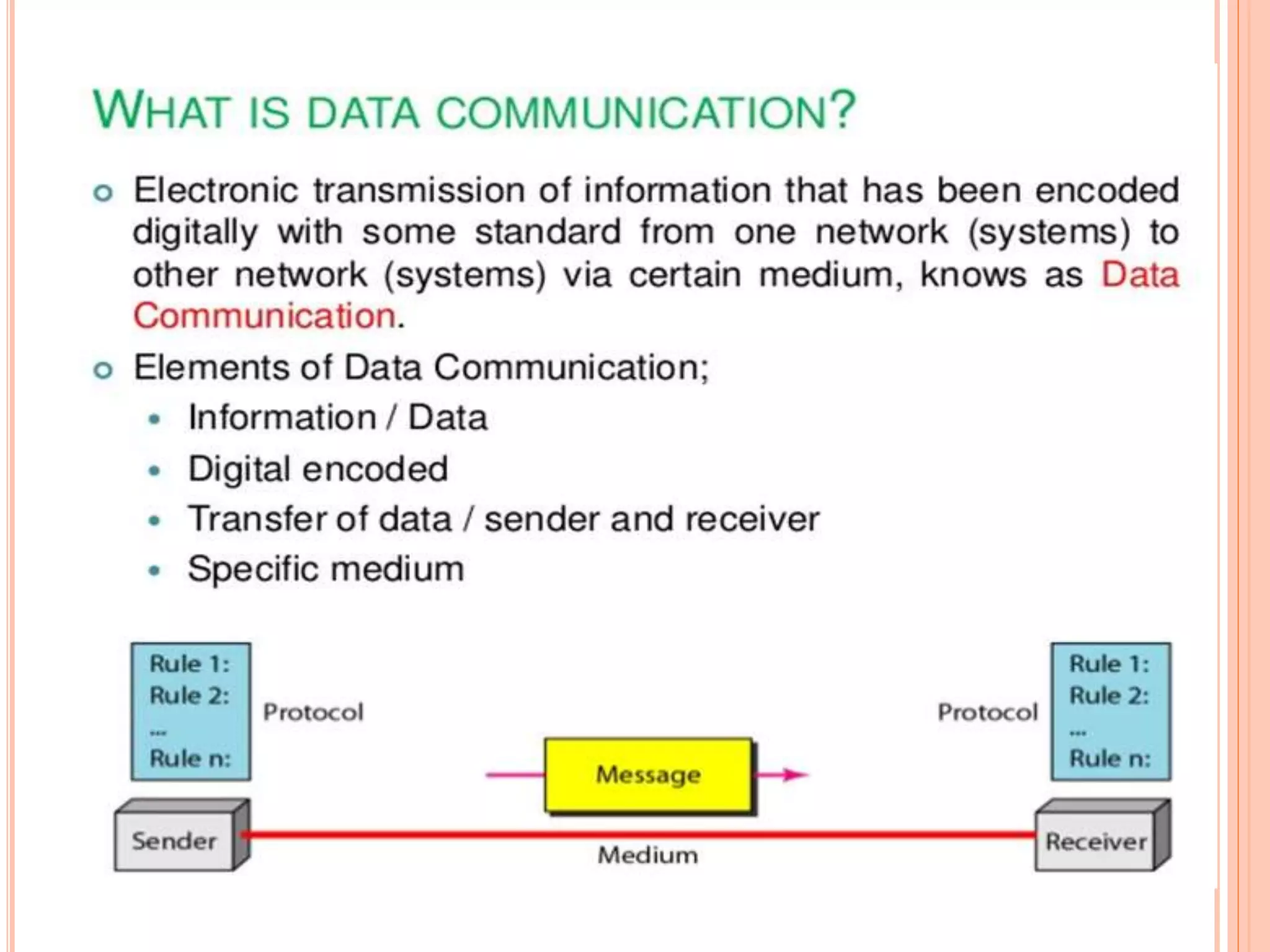 Lec1 :- Data communication and network | PPTX