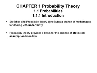 Probability And Random Variable Lecture 1 | PPT