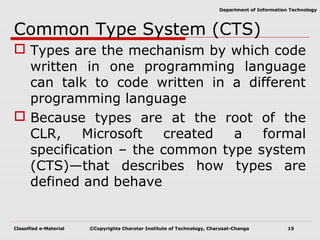 Introduction to .NET Framework | PPT